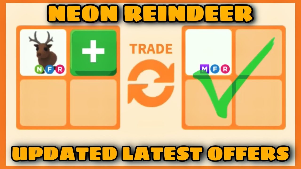 12 NEW OFFERS FOR NEON REINDEER!! Better than a good neon legendary now ...