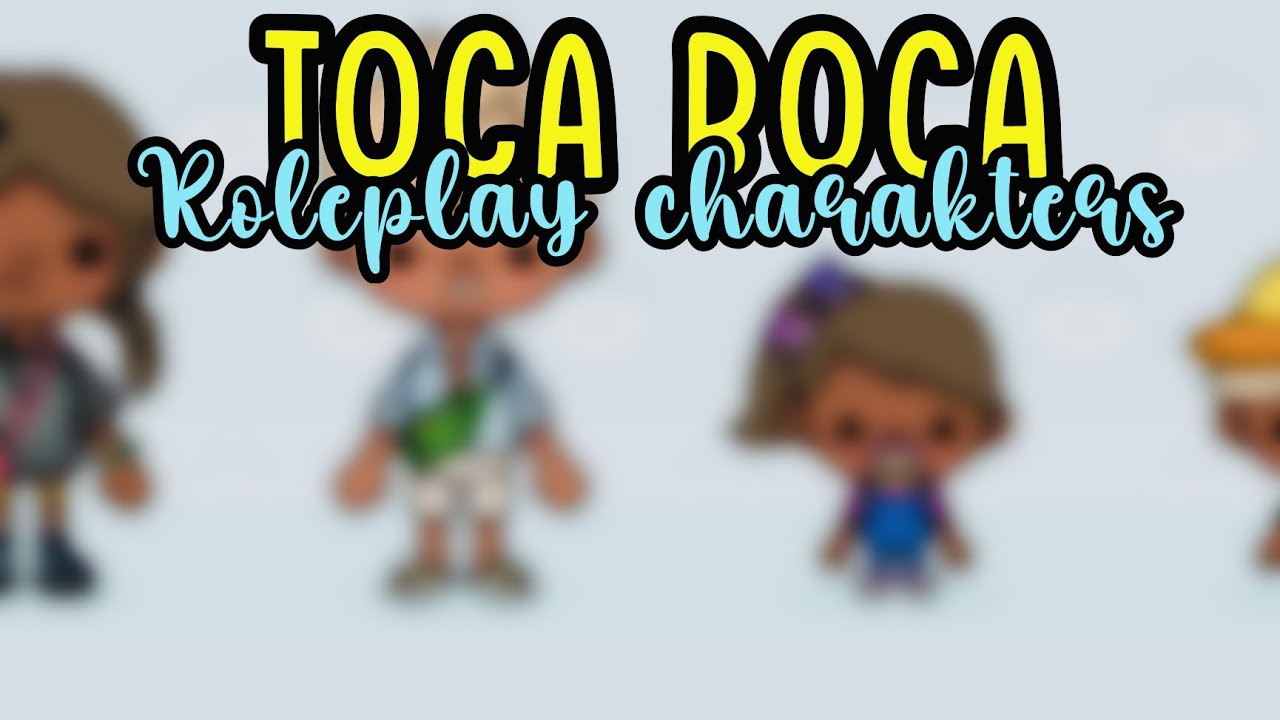 Toca boca roleplay charakter ideas!!☆★🐬🥭🥂 - YouTube