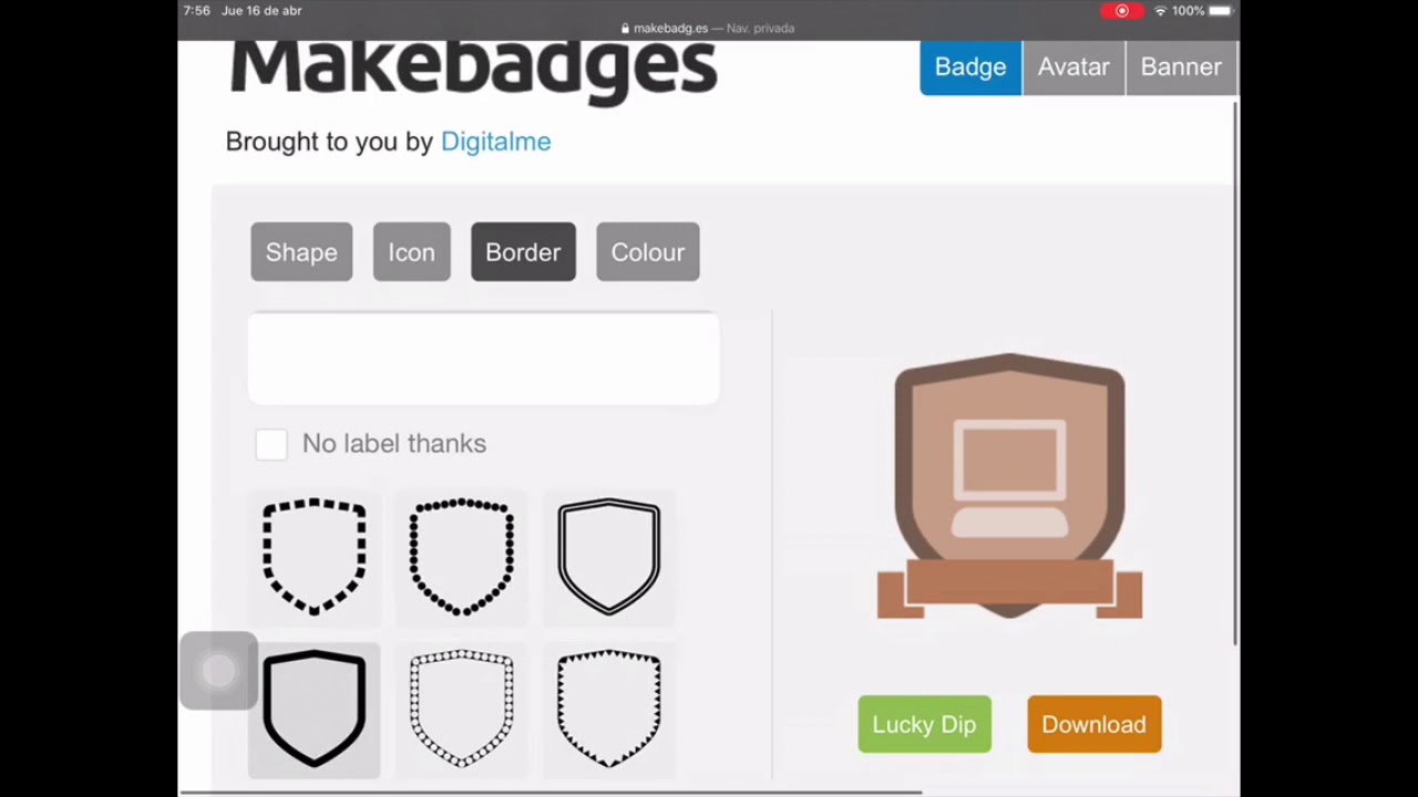 Tuto badges - YouTube