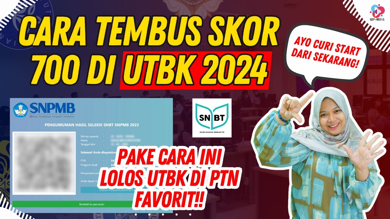 TEMBUS SKOR 700 DI UTBK 2024 PAKE CARA INI - YouTube