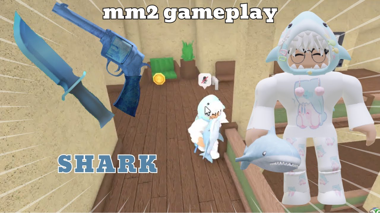 Shark Roblox MM2 gameplay | Ice set - YouTube