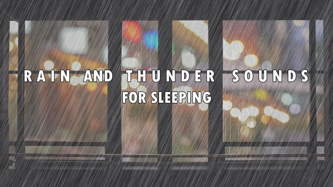 The Sound of Heavy Rain Accompanied by Thunder and Strong Winds at ...