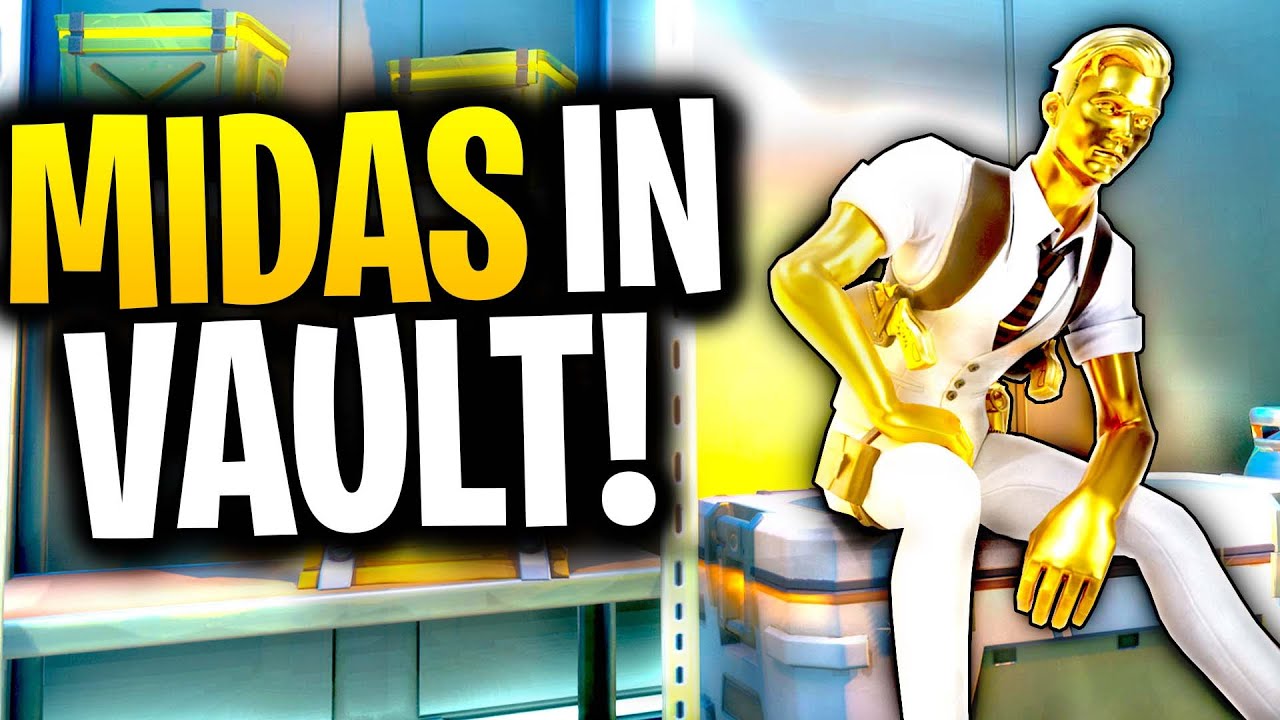 What Happens When BOSS MIDAS Goes INTO HIS OWN VAULT? | Fortnite ...