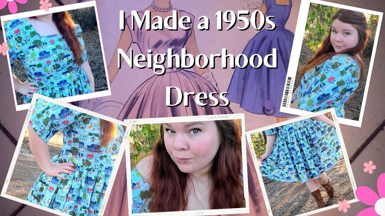 Making a 1950s Happy Little Neighborhood Dress | Vintage Sewing ...