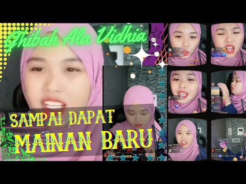 VIDHIA GHIBAH ️ SAMPAI DAPAT MAINAN BARU 🤣#vidhia_r #datvilla #viral ...
