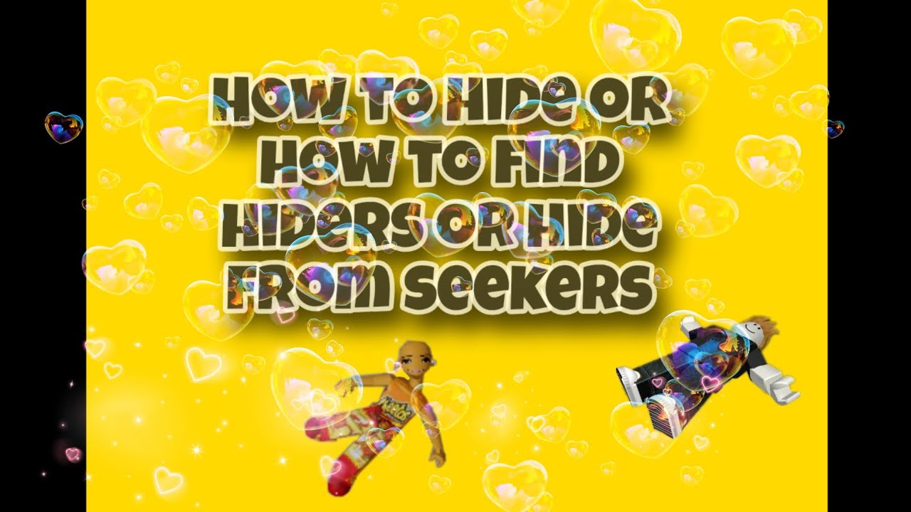 showing the spots for hiders and seekers part 1 - YouTube