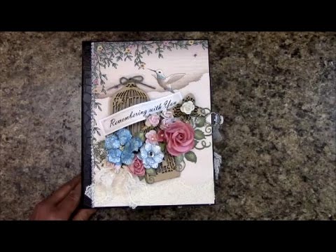 MINI ALBUM TUTORIAL PART 3 COUNTRY AFFAIR DESIGNS BY SHELLIE - YouTube