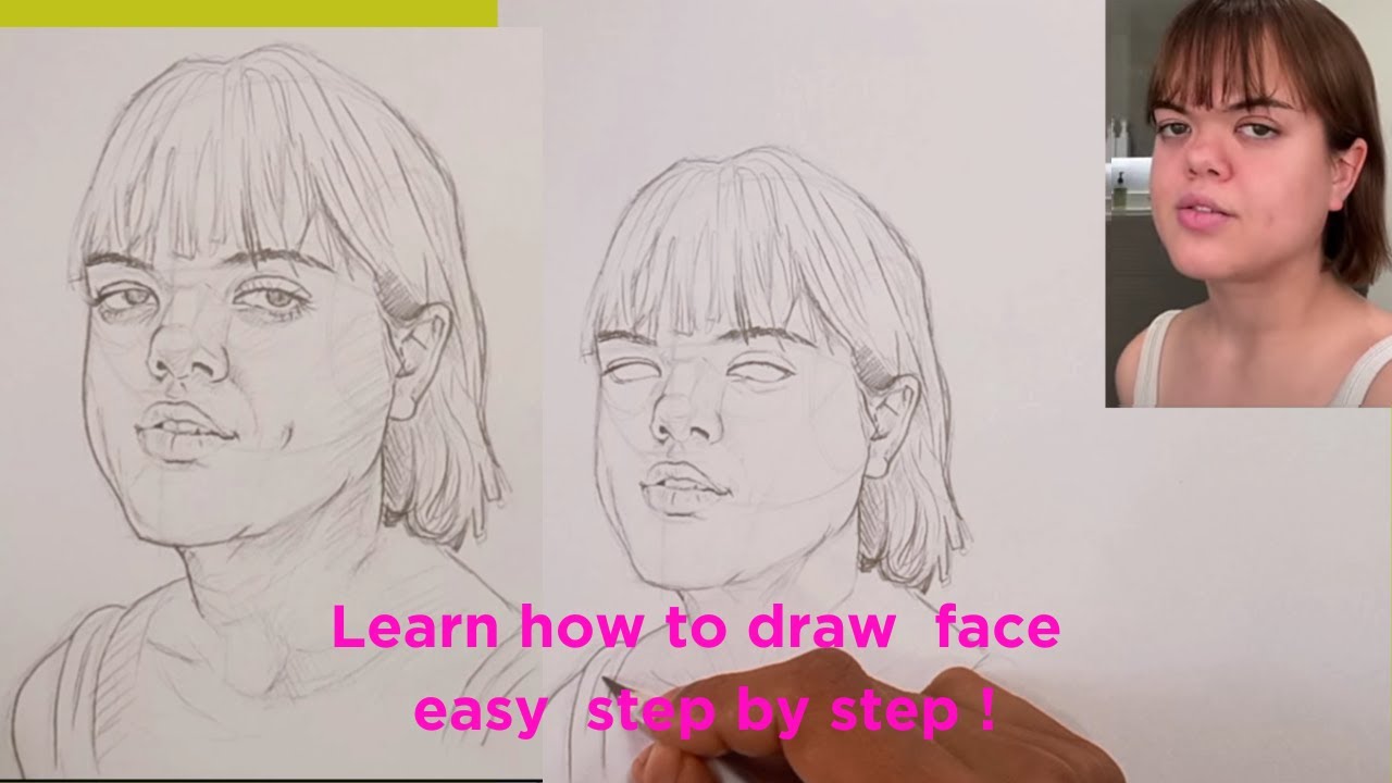 How I Practice Drawing FACE Using Loomis for Beginner (Momes Art Value ...