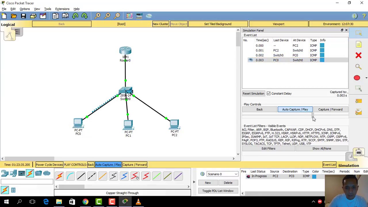 crear y configurar una red en packet tracer - YouTube