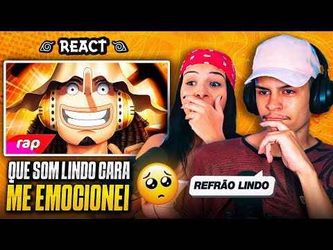 (NOS EMOCIONAMOS!!) 7 MINUTOZ: Rap do Usopp - UM BRAVO GUERREIRO DO MAR  | [Casal Jounin React] 🔥