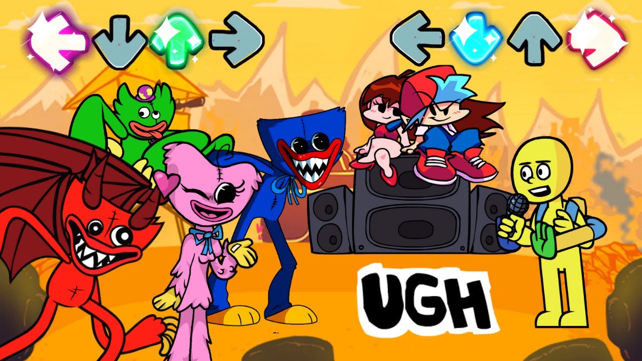 Friday Night Funkin' - "Ugh" but Different Poppy Playtime x GameToons ...