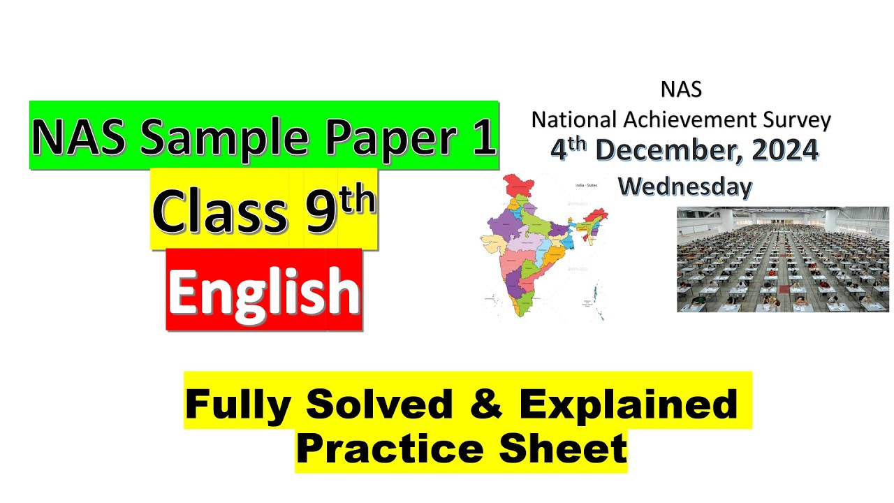 NAS Sample Paper 1 - Class 9th English (Exam on 4th December 2024 ...