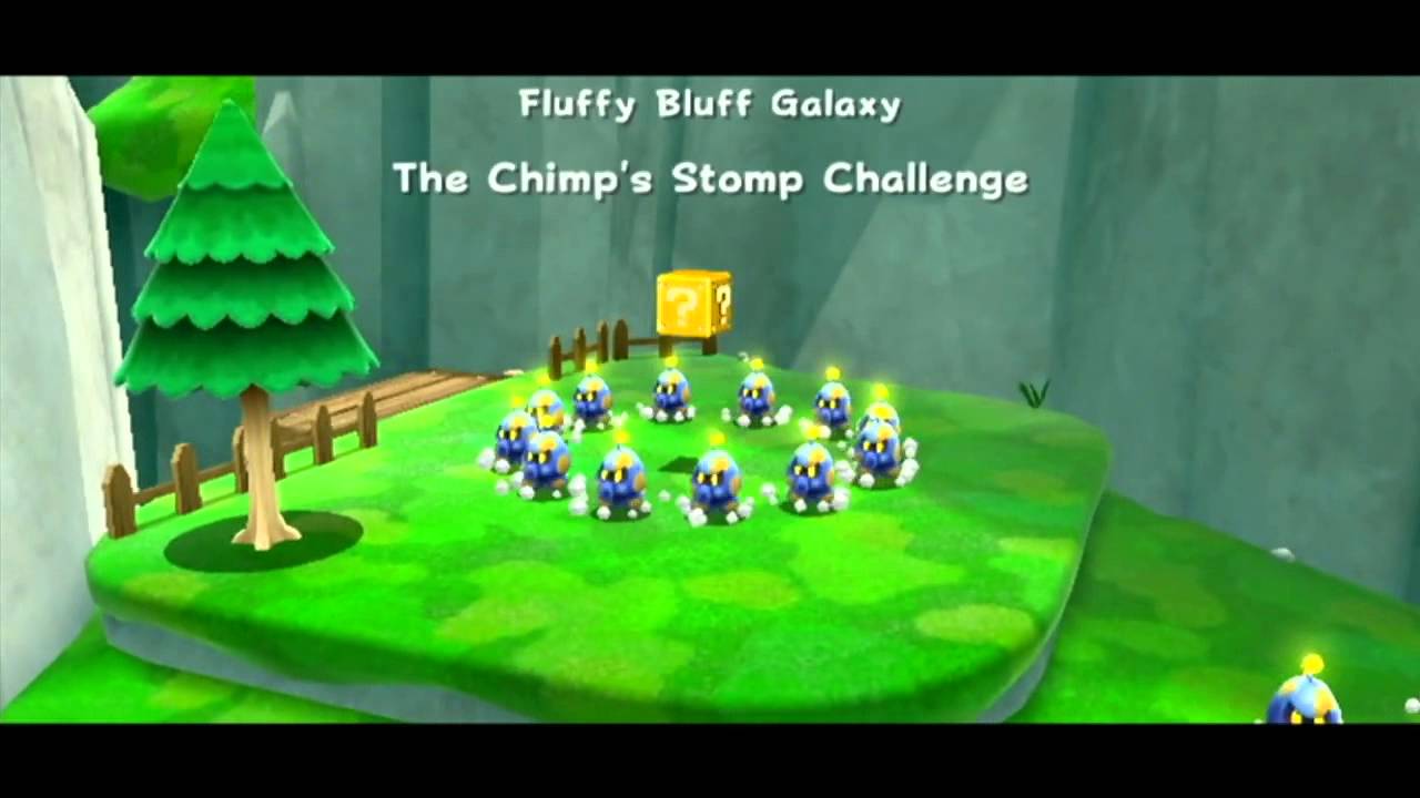 Super Mario Galaxy 2 - World 1 - Fluffy Bluff Galaxy - YouTube