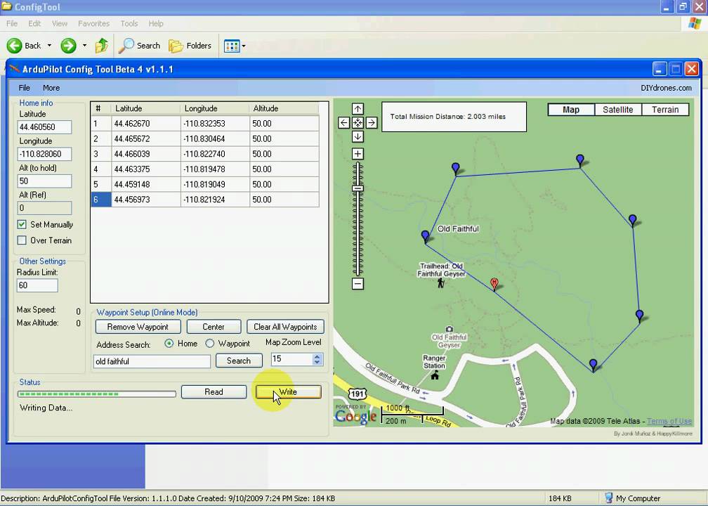 ArduPilot software interface with Remzibi's OSD and GPS Emulator - YouTube