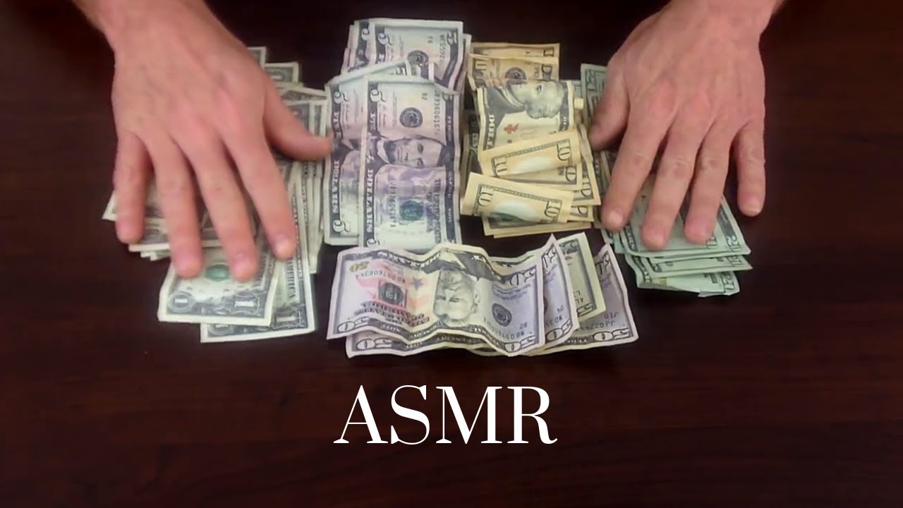 ASMR: PAPER SOUNDS~MONEY SORTING/CRINKLING/COUNTING~SOFT SPOKEN - YouTube