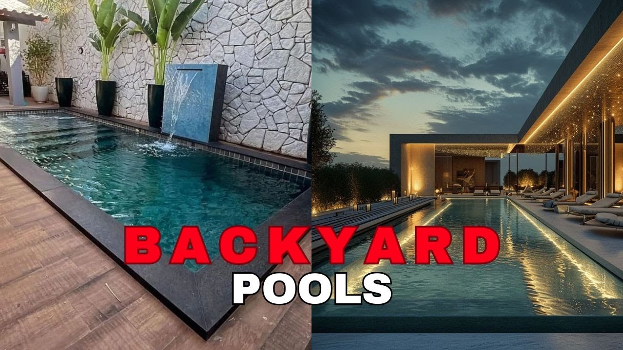 Elegant Backyard Pool Designs To Suite Your Home - YouTube