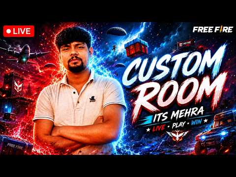 🔴Live Free Fire Only Custom Room 🔥 Pc vs Mobile | its Mehra #freefireindia #garenafreefire