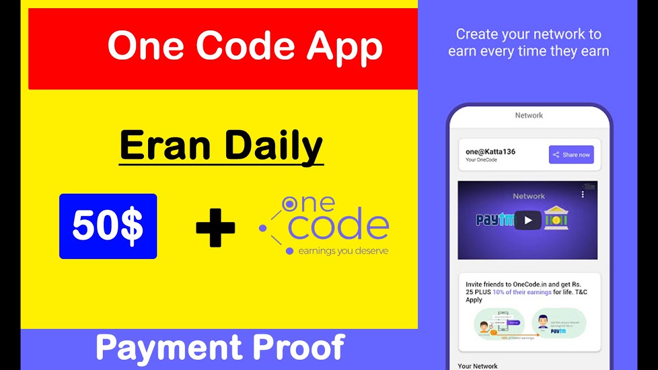 How to Earn Money Online in Hindi by Onecode App | Onecode App se Paise kaise kamaye | - YouTube