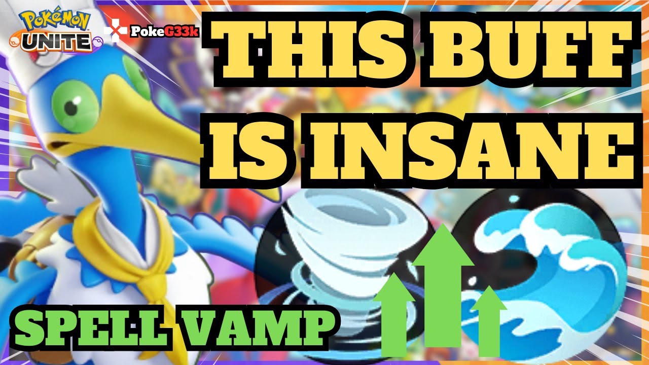 This CRAMORANT BUFF Make It HEAL With Every MOVE｜Pokémon Unite - YouTube