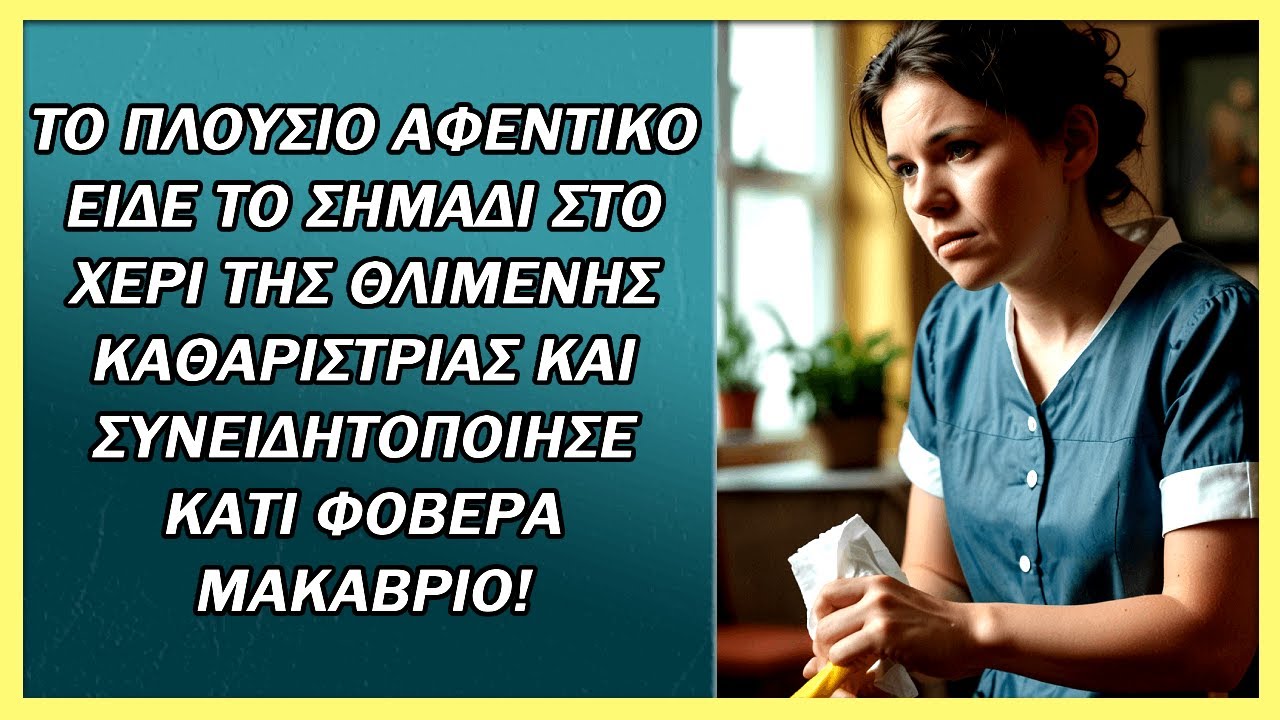 ΑΦΕΝΤΙΚΟ βλέπει την ουλή στο χέρι της καθαρίστριας στη ΣΥΝΕΧΕΙΑ ...