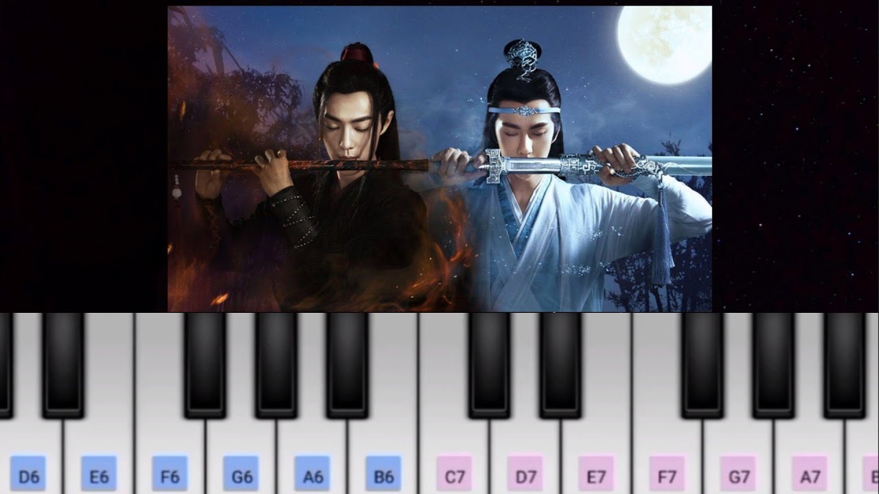 The Untamed "Wuji" Theme Song| Piano version and Drum mix| - YouTube