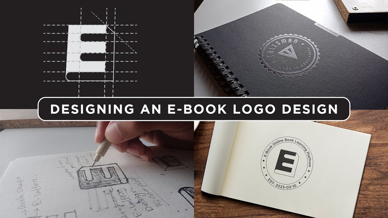 Logo Design For App | E-book logo for App & Web | Design Vlog Episode ...