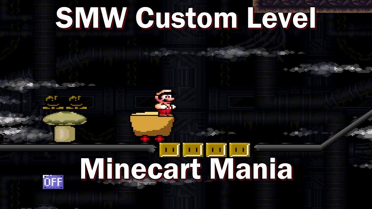 SMW Custom Level - Minecart Mania - YouTube