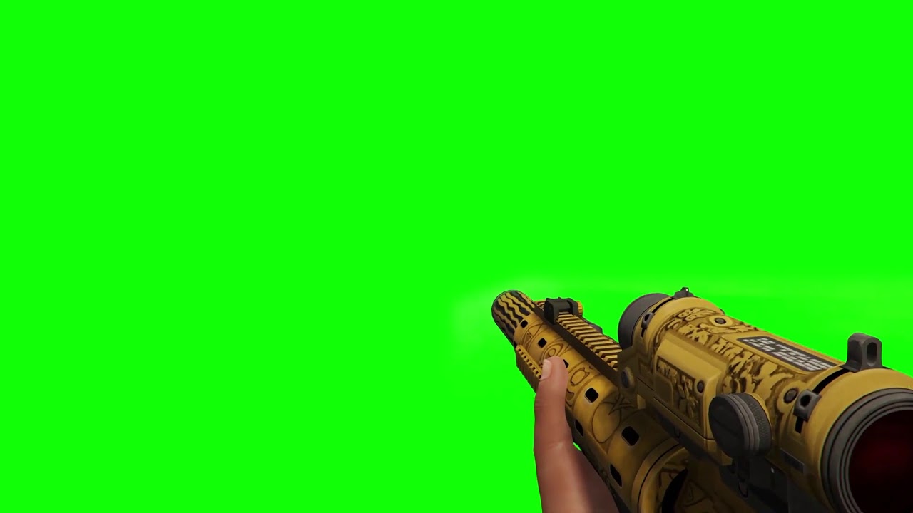 Gun Green screen - YouTube