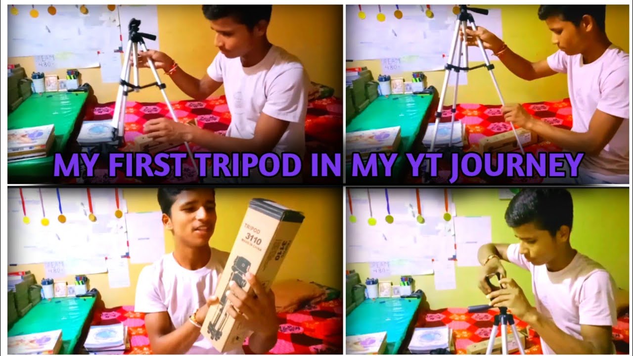 MY FIRST TRIPOD IN MY YOUTUBE JOURNEY 😱॥ ALMOST 2 YEARS COMPLETED OF YT ...