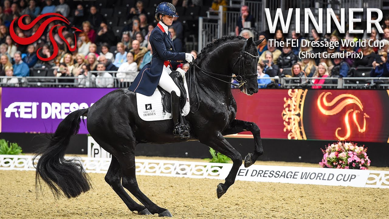 Lottie Fry Double World Champion wins at London Horse Show 2022 - YouTube