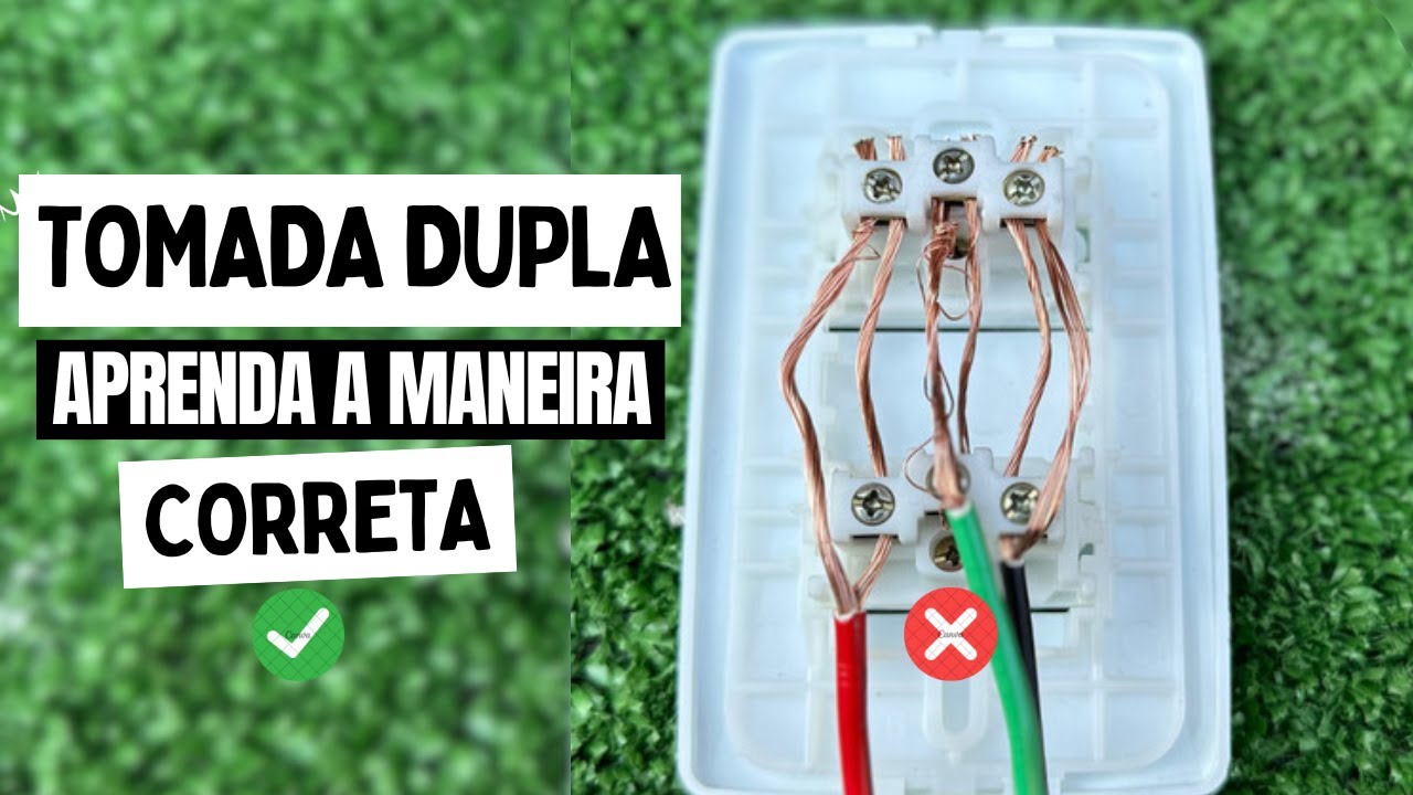 Aprenda A Forma Correta De Fazer Uma Instalação De Tomada Dupla: Truque ...
