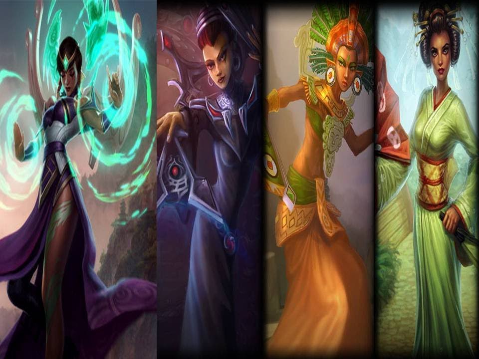 League Of Legends Karma (NEW) in PBE all skins - YouTube