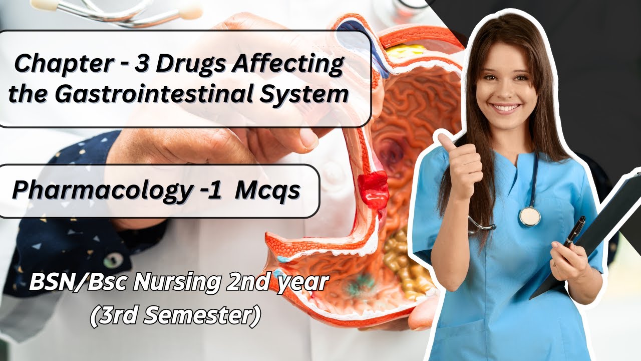 Pharmacology MCQs: Drugs Affecting the Gastrointestinal System | BSc ...