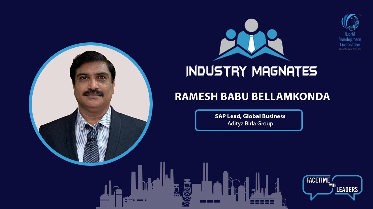 Esteemed Industry Magnate Interview with Ramesh babu Bellamkonda, SAP ...
