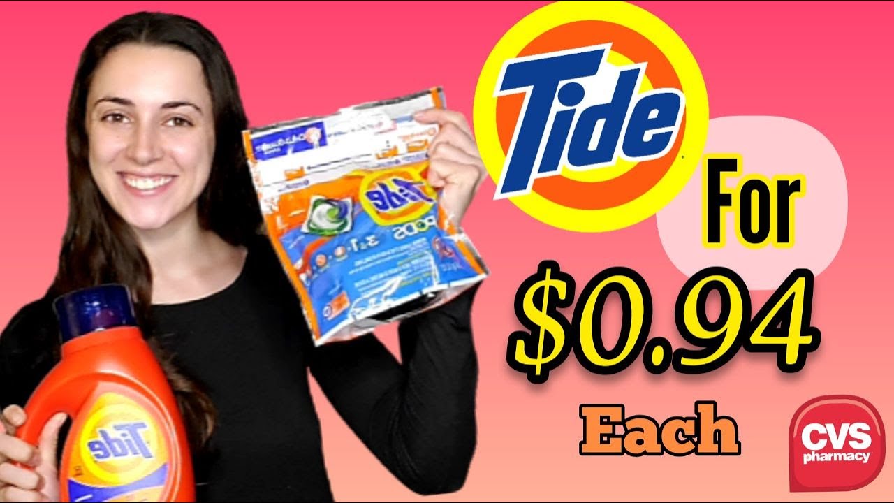 CVS Couponing - Tide Pods and Liquid for $0.94 each!! - YouTube