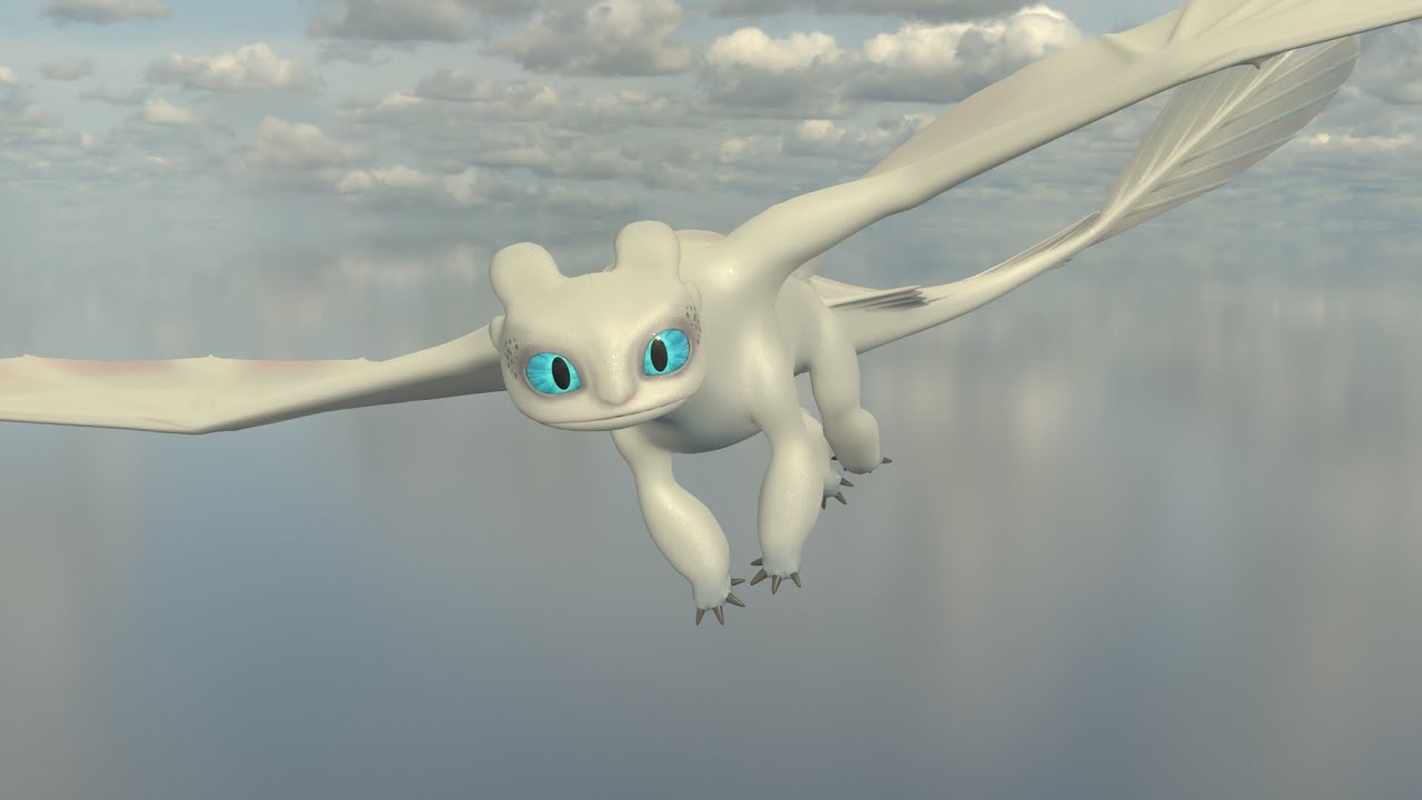 Short Light fury blender animation - YouTube