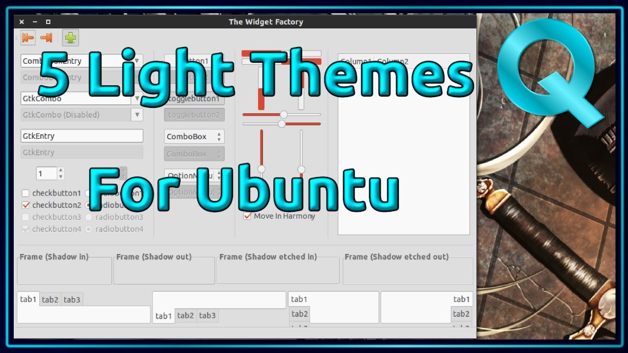5 Light Coloured GTK Desktop Themes for Ubuntu - YouTube