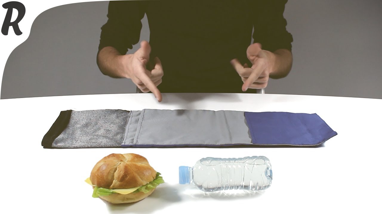 Snack'n'Go Pocket. Reusable snack bag - Roll'eat - YouTube