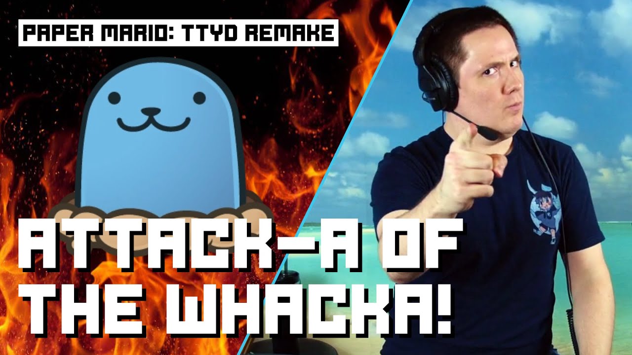 Attack-a Of The Whacka! From Paper Mario: The Thousand Year Door Remake ...