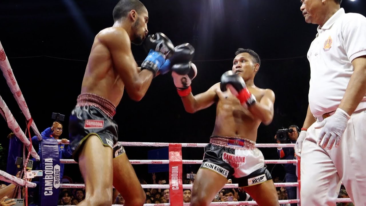 មេធីមខឹងហើយ រឿង សោភ័ណ្ឌ Reoung Sophorn VS Maroc Boxing Kun khmer ...