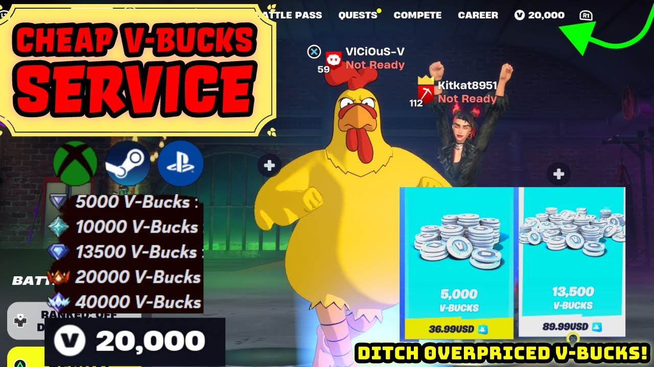 Fortnite: Kai's Shop - Cheap V-Bucks Service! [MULTI-PLATFORM] #vbucks ...