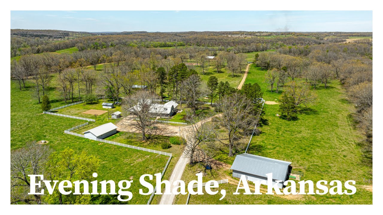 Land & Home for Sale | 102 Carpenter Road Evening Shade, AR 72532 - YouTube