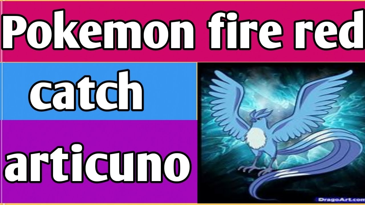 Pokemon fire red catch articuno B.M channel - YouTube