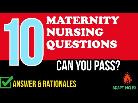 NCLEX Review Questions: Maternity Practice Questions & Answers RN & LPN ...
