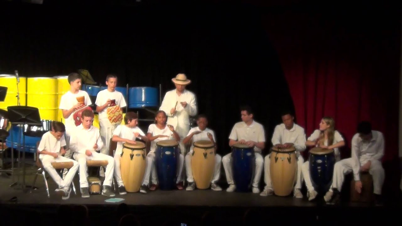 Rumba - traditional by Campbell Hall World Drumming Ensemble - YouTube