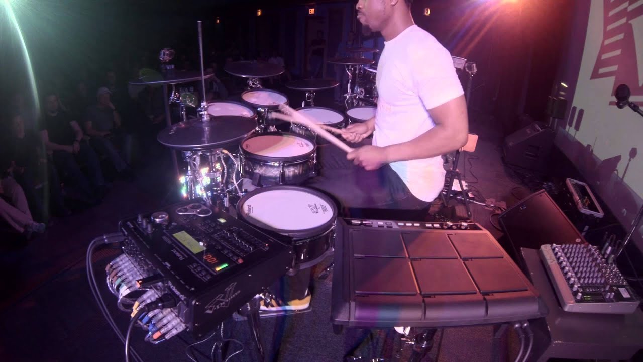 Tony Royster Jr. playing with songs and soloing on the TD-30KV. - YouTube