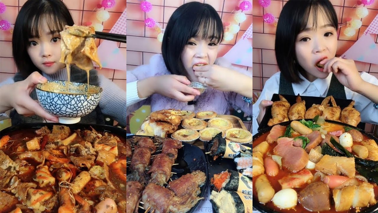 SATISFYING FOOD ASMR #81 Chinese Food！EATING SOUNDS! Very Satisfying ...