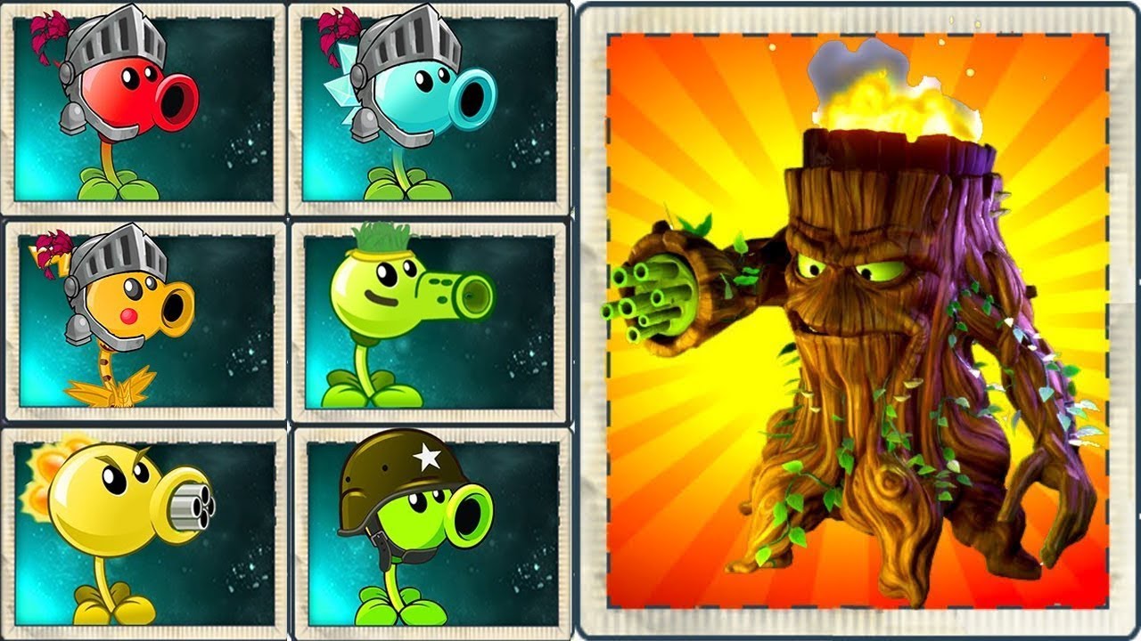 Plants vs Zombies 2 ALL PEA MAX LEVEL POWER-UP! vs Torchwood Premium ...