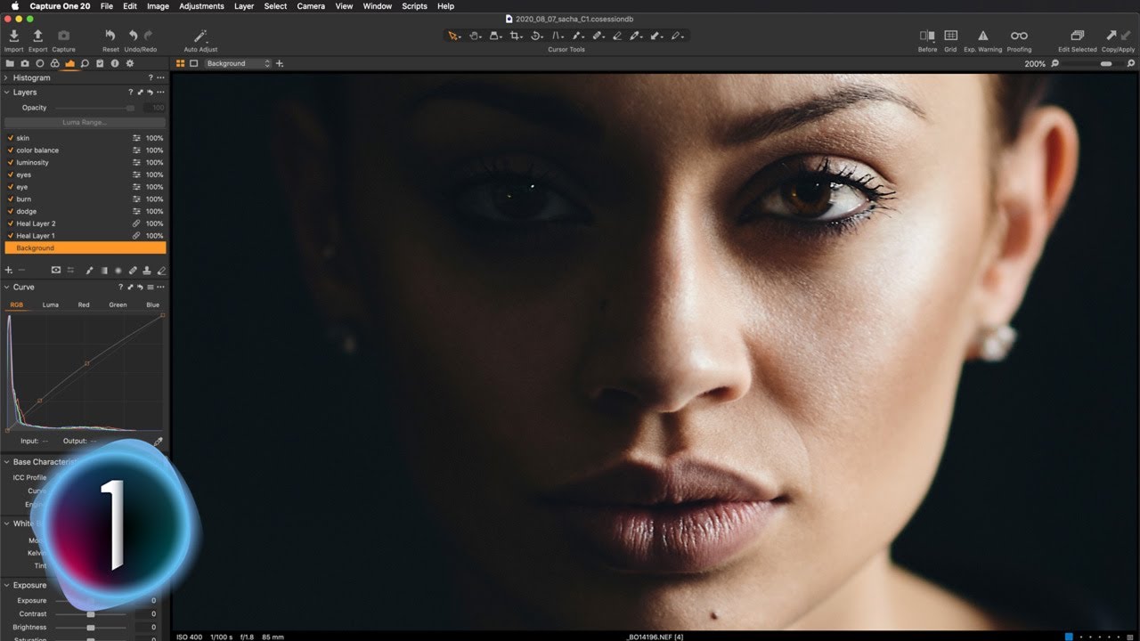 SKIN RETOUCH Complete Edit - CAPTURE ONE 20 vs Photoshop - Part 1/3 ...