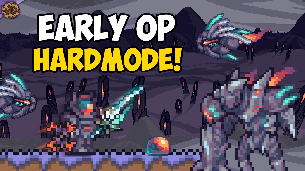 Early OP HARDMODE Time! | Terraria Overpowered Rogue #10 - YouTube